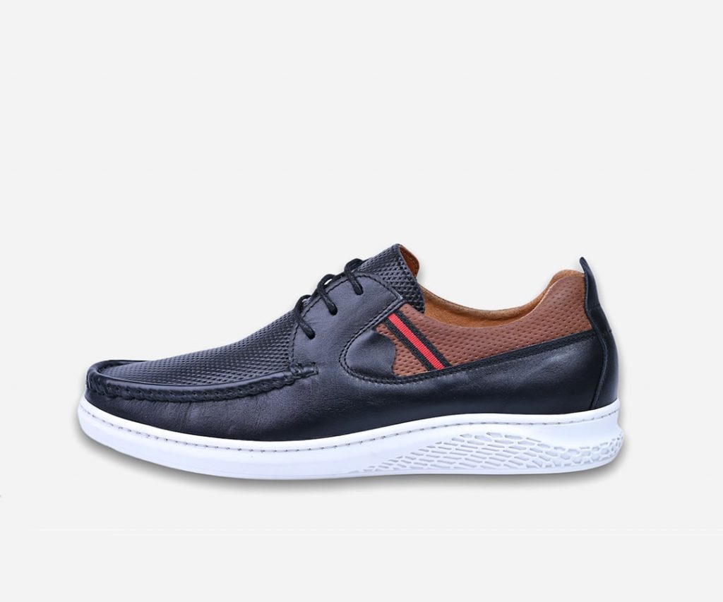 Basket mocassin en cuir – Op38 – Noir - Opiyane Spécialisé dans la ...